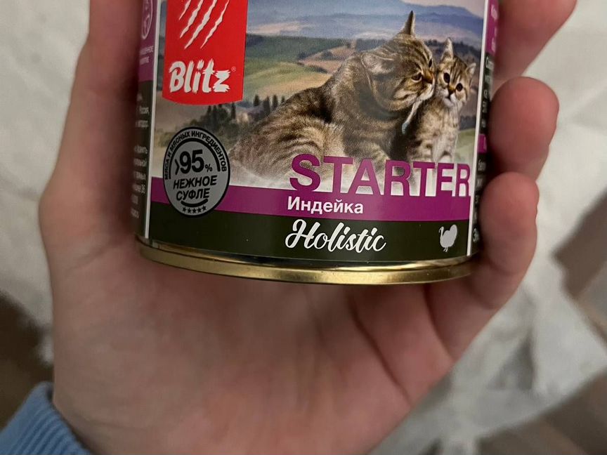 Корм влажный Blitz для котят и кошек