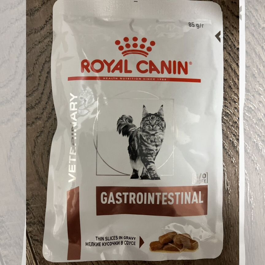 16 пакетиков корма Royal Canin Gastrointestinal