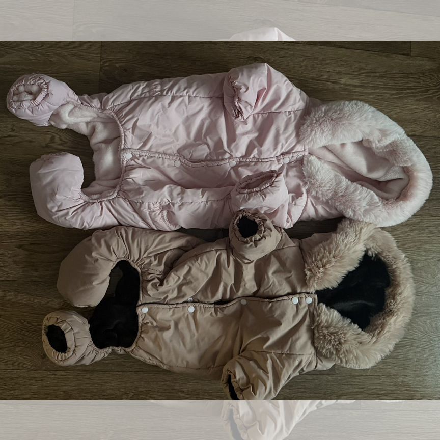 Зимний комбинезон на французского бульдога