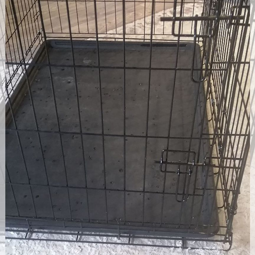 Клетка для собак двух дверная 5