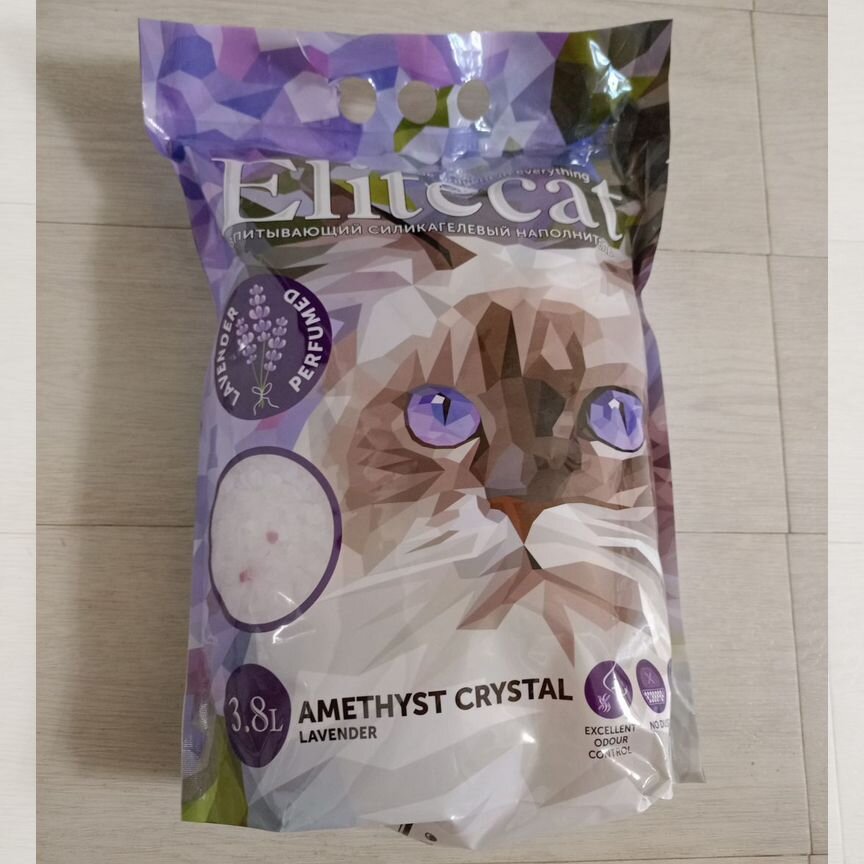 Наполнитель для кошачьего туалета, селикагель