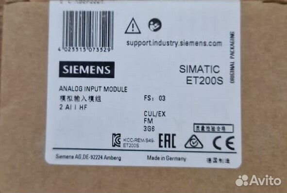 Siemеns 6ES7 134-4MB02-0AB0 (6ES7134-4MB02-0AB0) купить в Уфе | Готовый ...