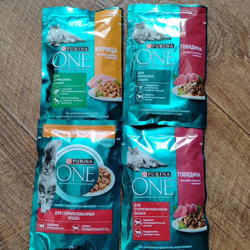 Влажный корм для кошек purina one