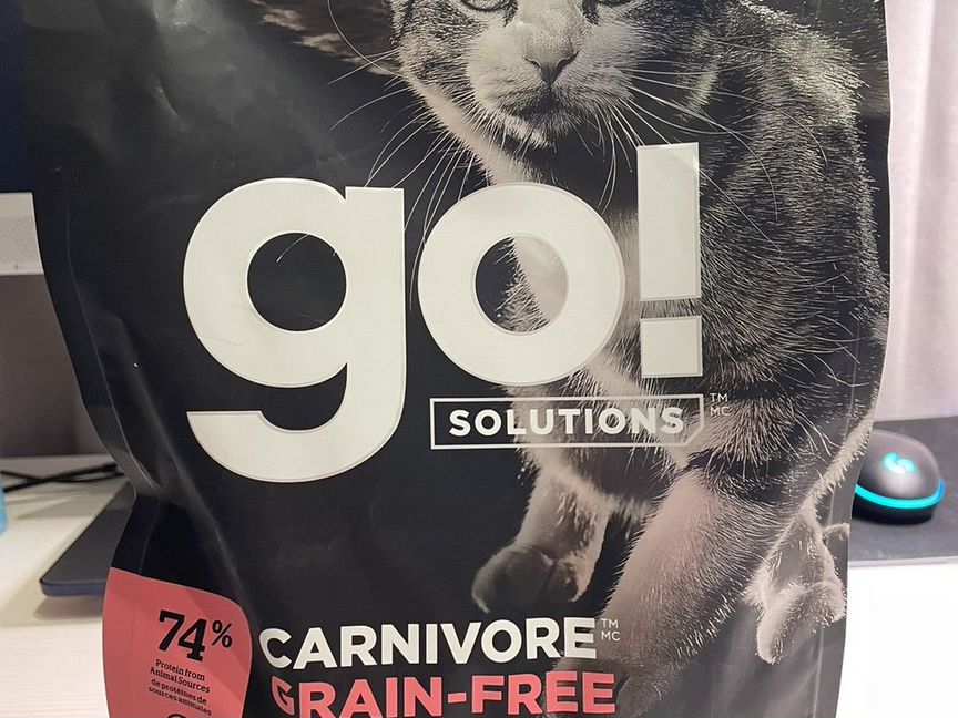 Корм для кошек GO 870гр