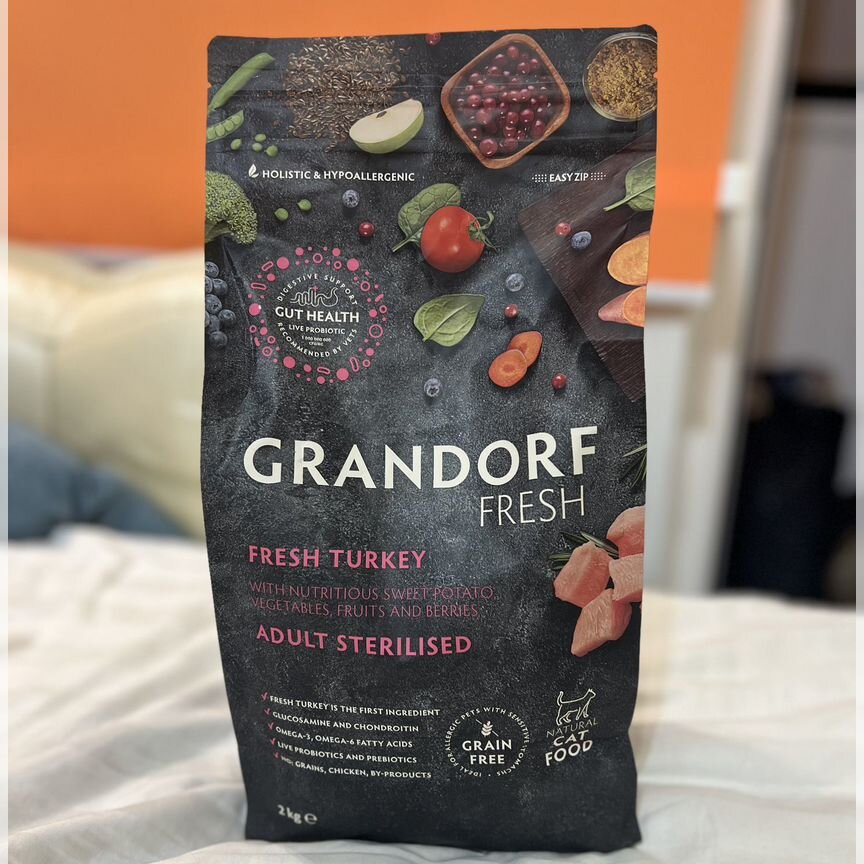 Корм для кошек grandorf 2 кг