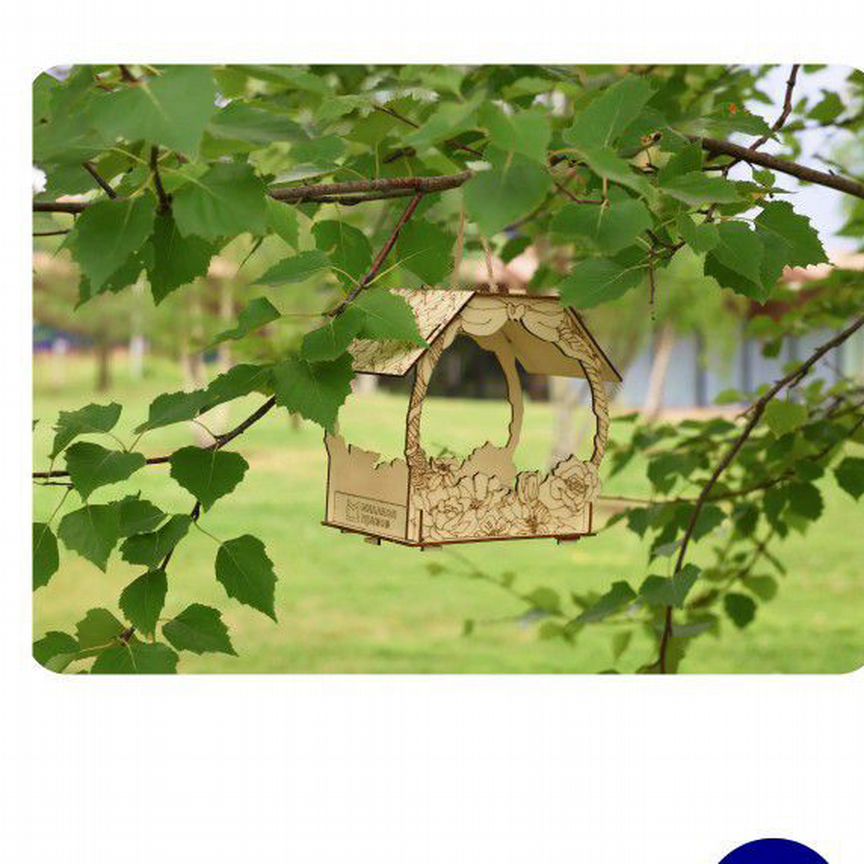 Кормушка для птиц, набор для рисования