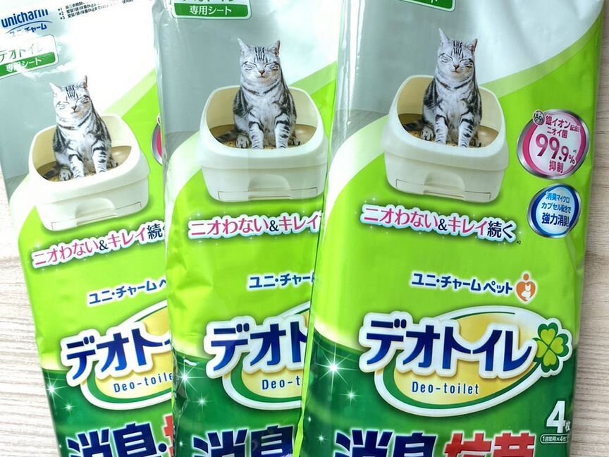 Пеленки салфетки для кошачьего туалета юничарм