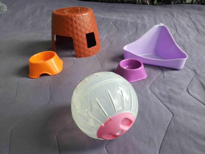 Прогулочный шар домик кормушка лоток