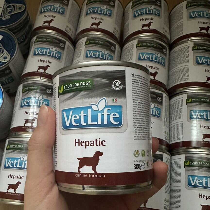 Консервы VetLife hepatic для собак
