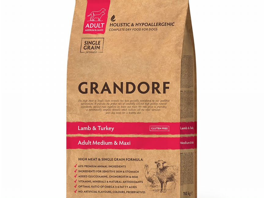Корм для собак Grandorf 10кг