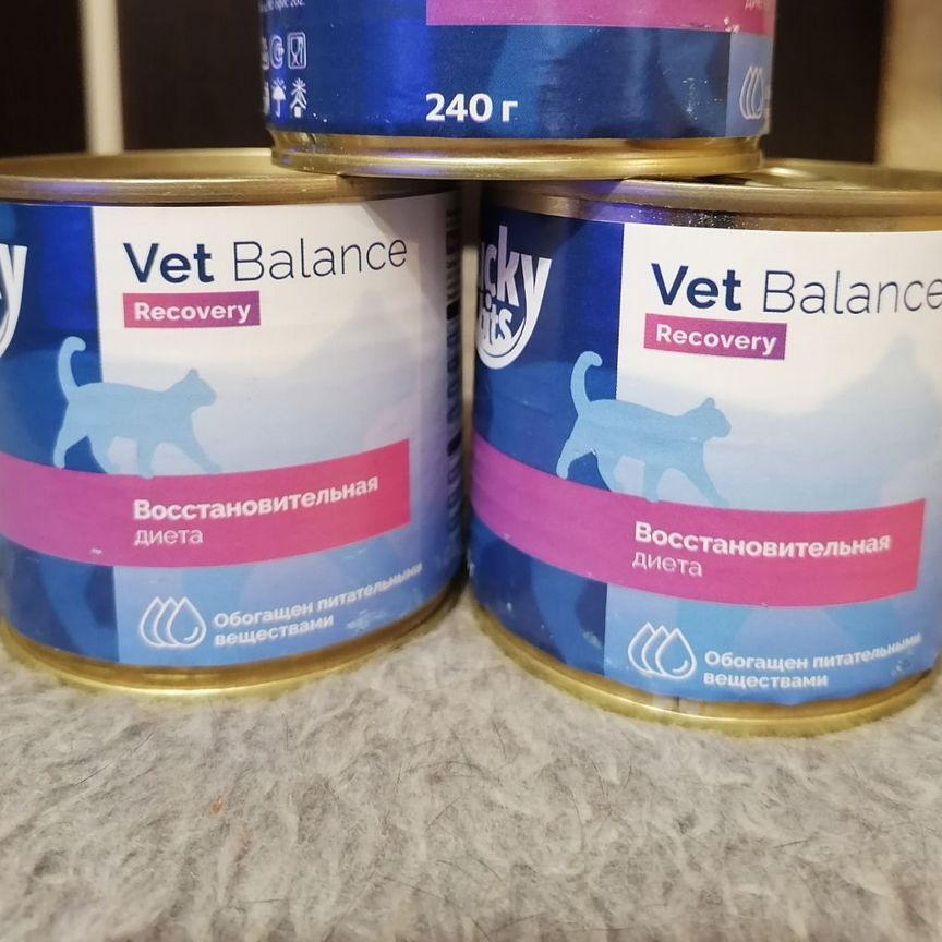 Корм для кошек паштет вет. Recavery