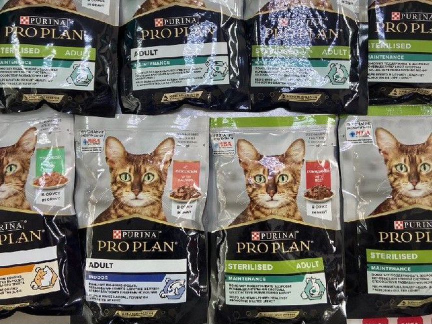 Влажный корм для кошек pro plan