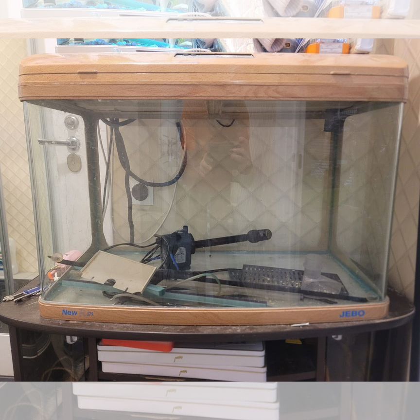 Аквариум Jebo r375 с тумбой 140 литров