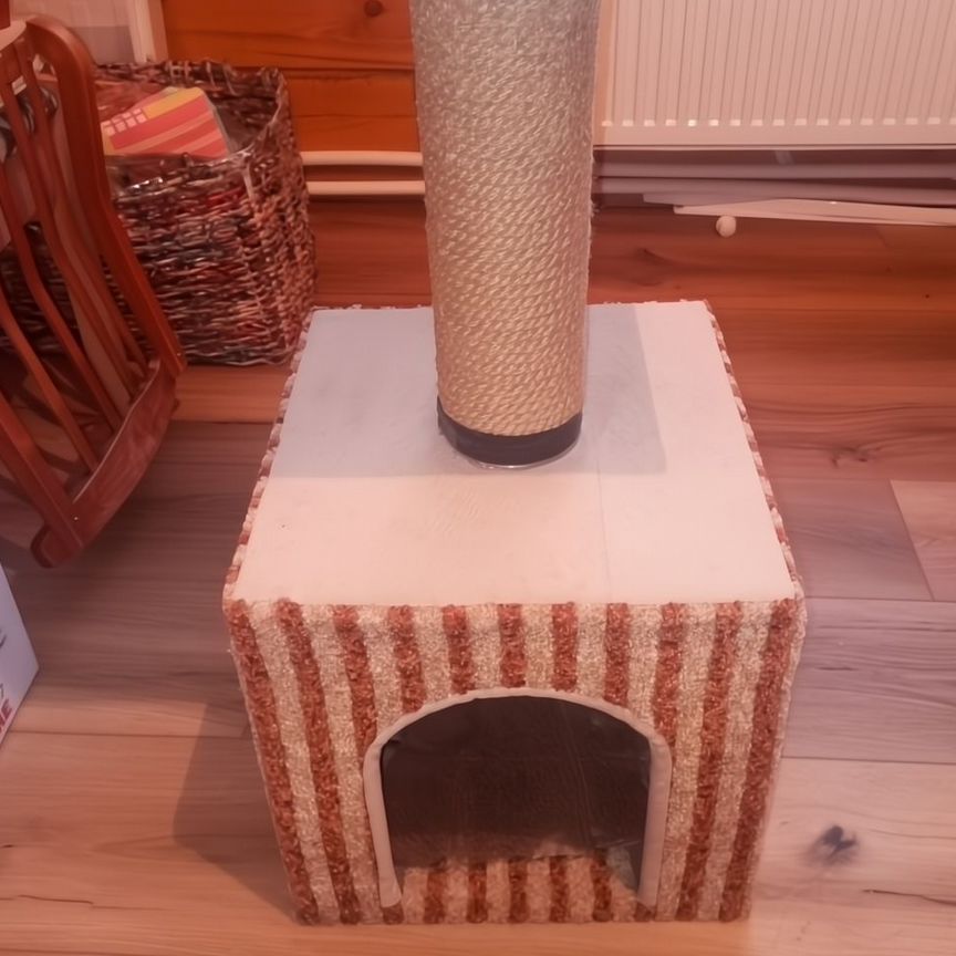 Когтеточка, домик для кошки, лежанка