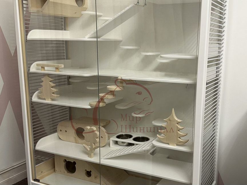 Клетка витрина для крыс "Микки Гранд" каменная