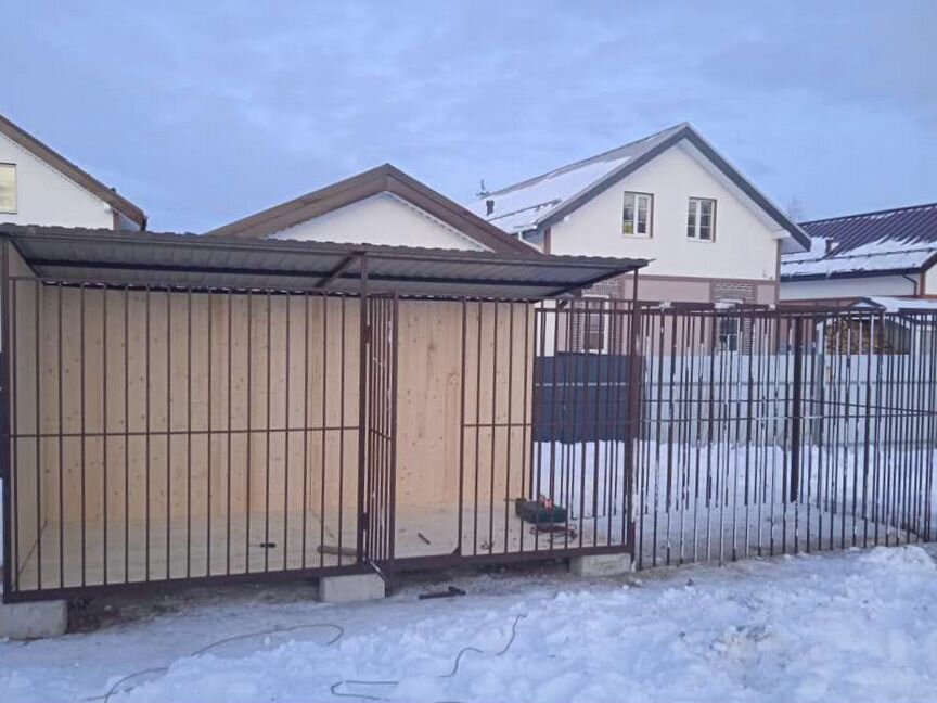 Вольер с выгулом 4+3
