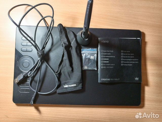 Графический планшет huion HS610 купить в Иркутске | Электроника | Авито