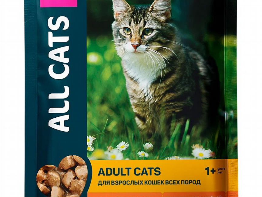 All Cats для кошек со вкусом индейки 1 шт 85 г