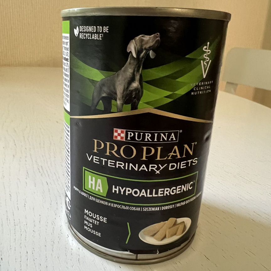 Влажный корм PRO plan Hypoallergenic