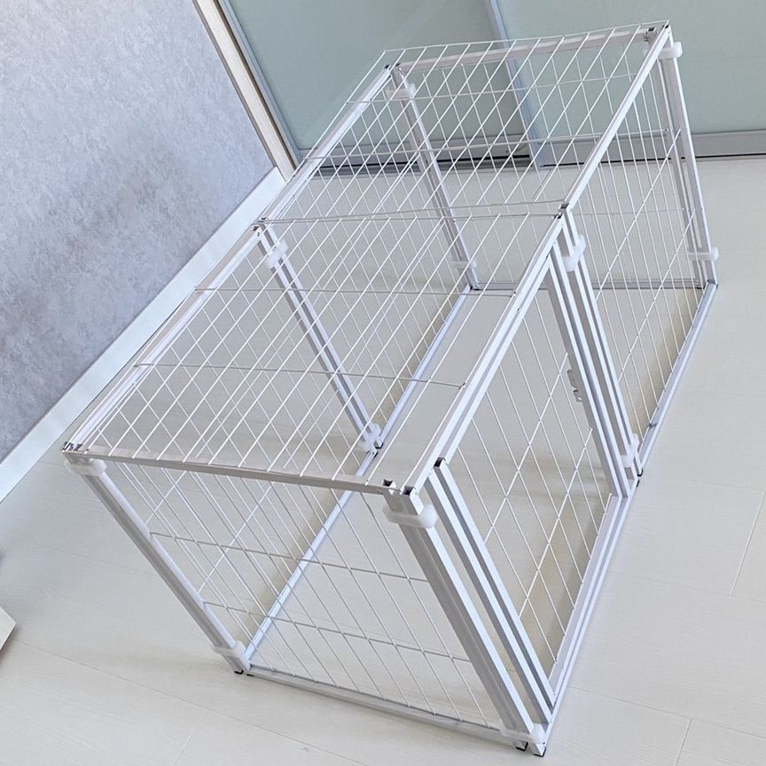 Усиленный вольер с крышей для щенков, собак, кошек