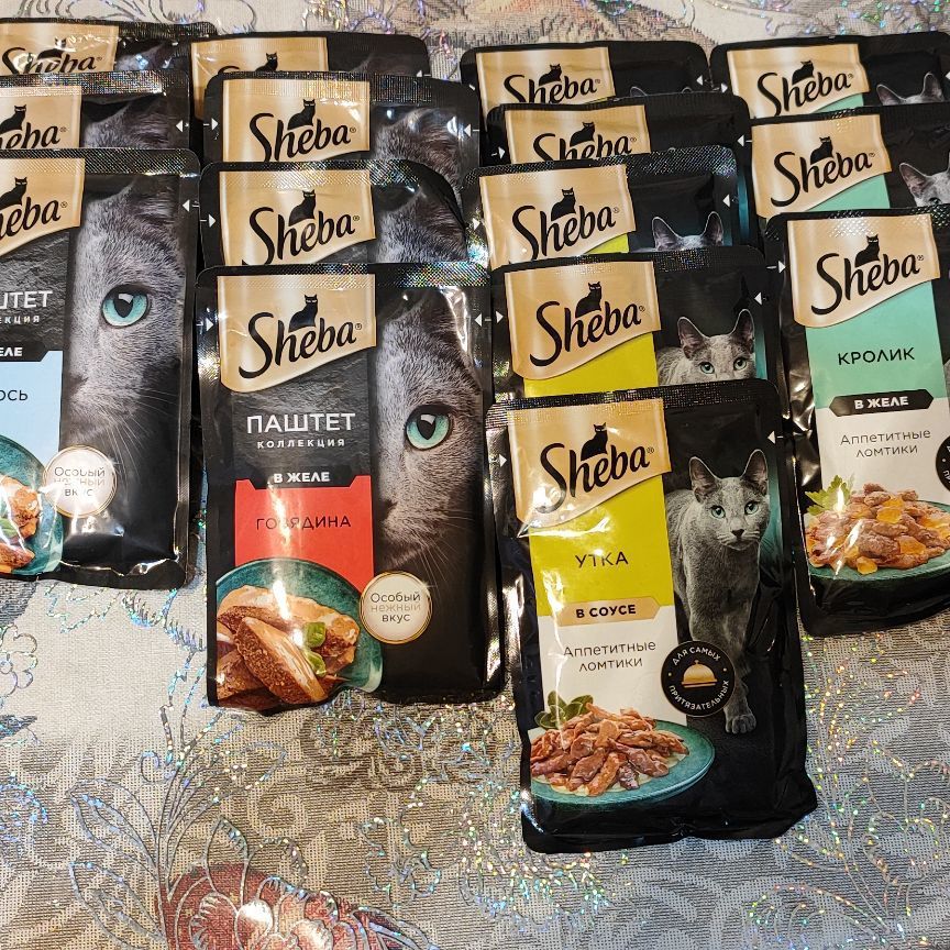 Жидкий корм для кошек sheba