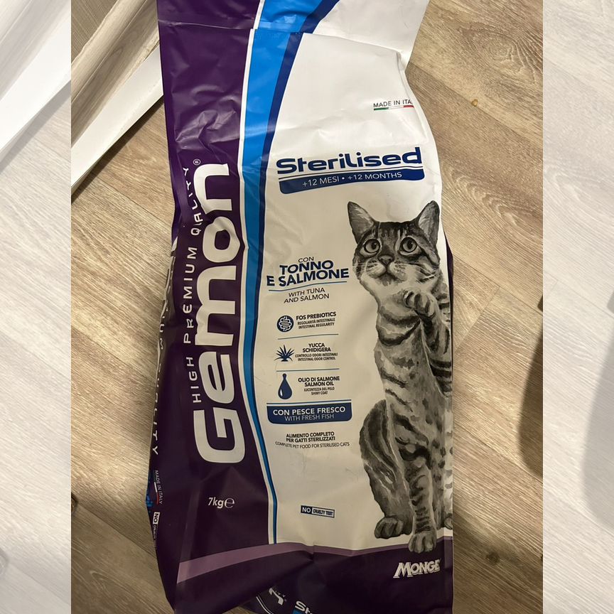 Корм для кошек сухой gemon