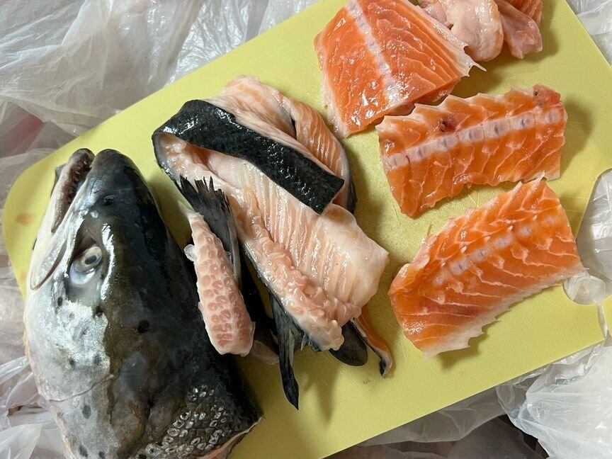 Суповой набор из лосося с/м