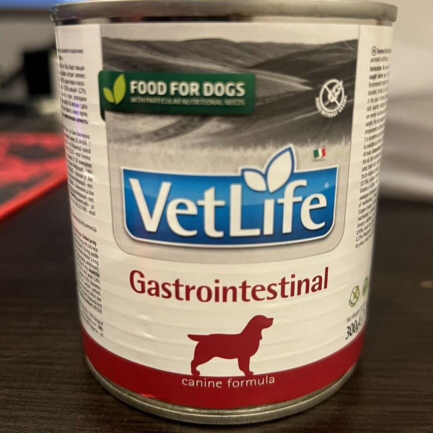 Корм влажный Vet Life Struvite для собак струвиты