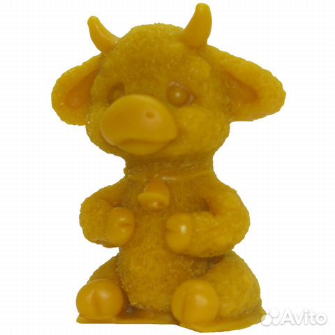 Силиконовая форма для свечей Бычок 6 (0722)