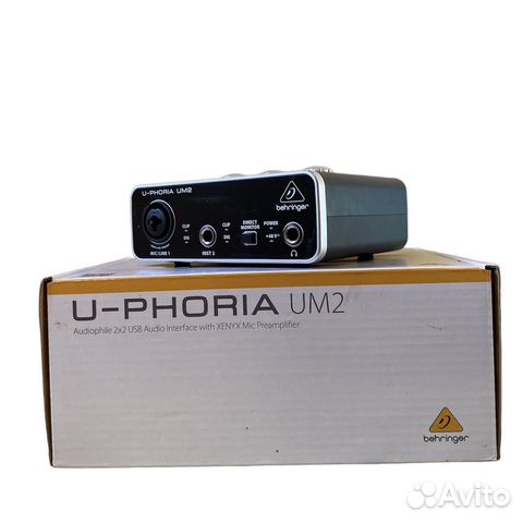 Behringer u-phoria um2 купить в Санкт-Петербурге | Электроника | Авито
