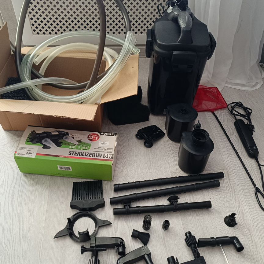 Фильтр aquael,стерилизатор и прочее