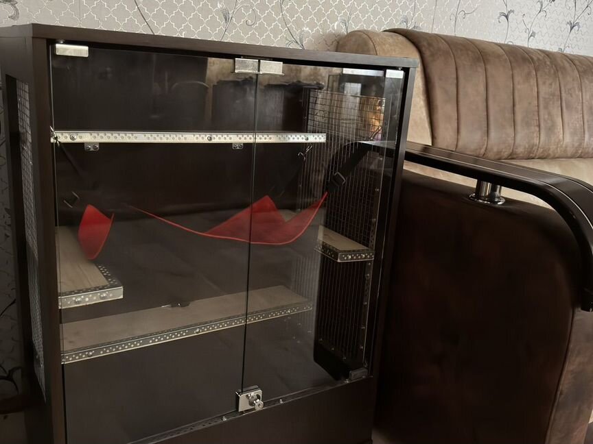 Новая витрина (клетка) для шиншиллы