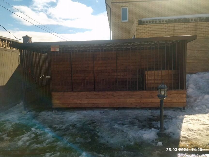 Вольер для собак уличный 5*2 метра
