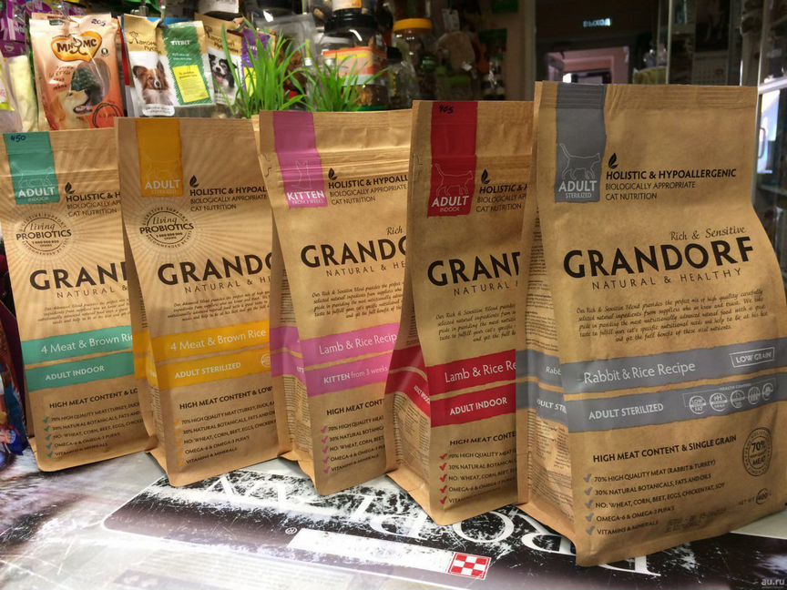 Сухой корм для кошек Grandorf Бесплатная доставка