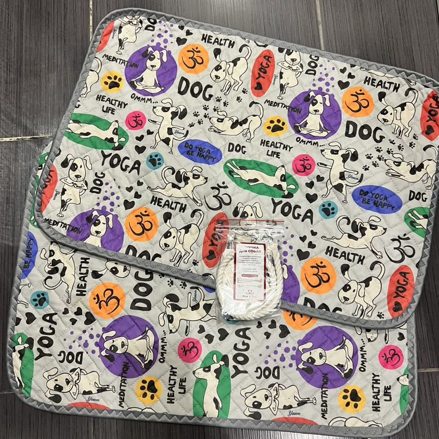 2 многоразовые пеленки для животных