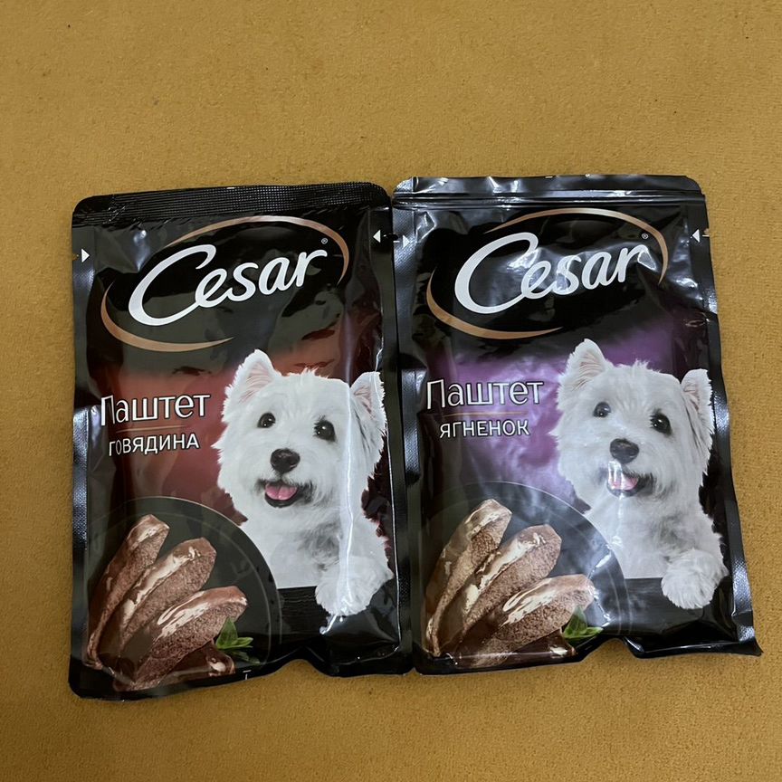 Влажный корм для собак cesar