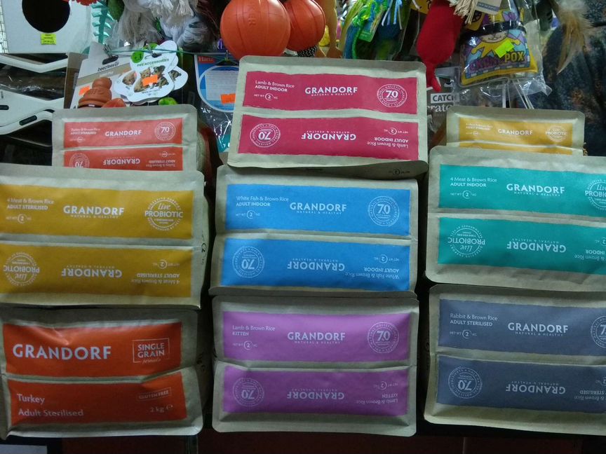 Корм Грандорф для кошек 0.4 и 2 кг Grandorf