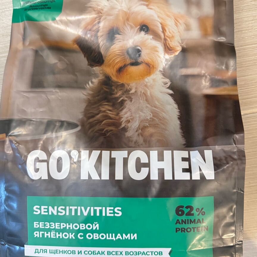 Корм для собак Go Kitchen ягненок с овощами