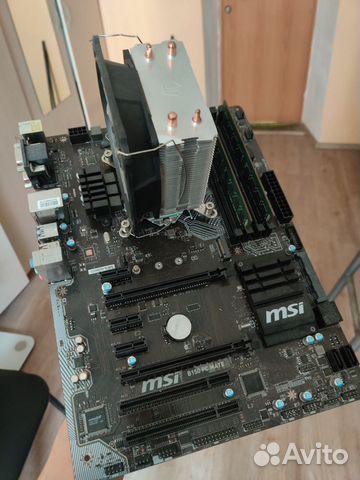 Msi b150 pcmate + i3 6100 + 8гб + башенный кулер купить в Москве ...