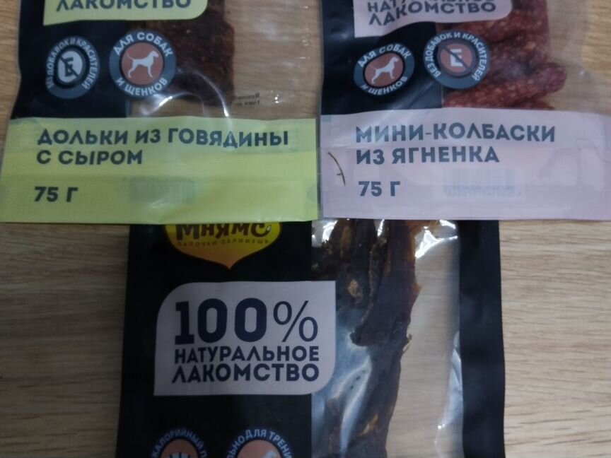 Лакомства Мнямс для собак