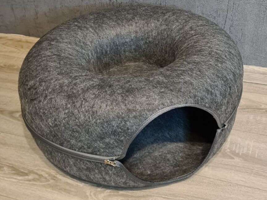 Домик бублик для котов