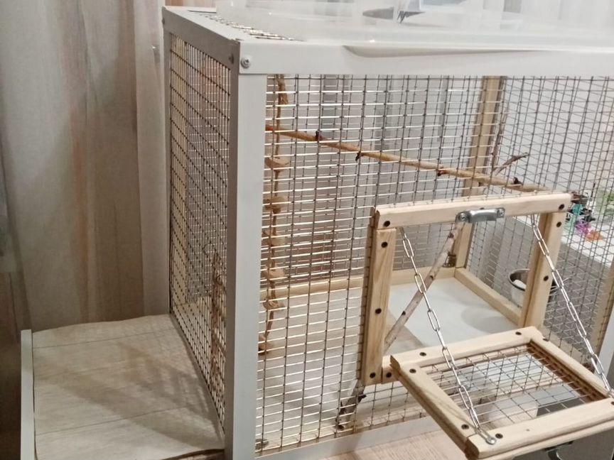 Вольер клетка для средней и большой птички
