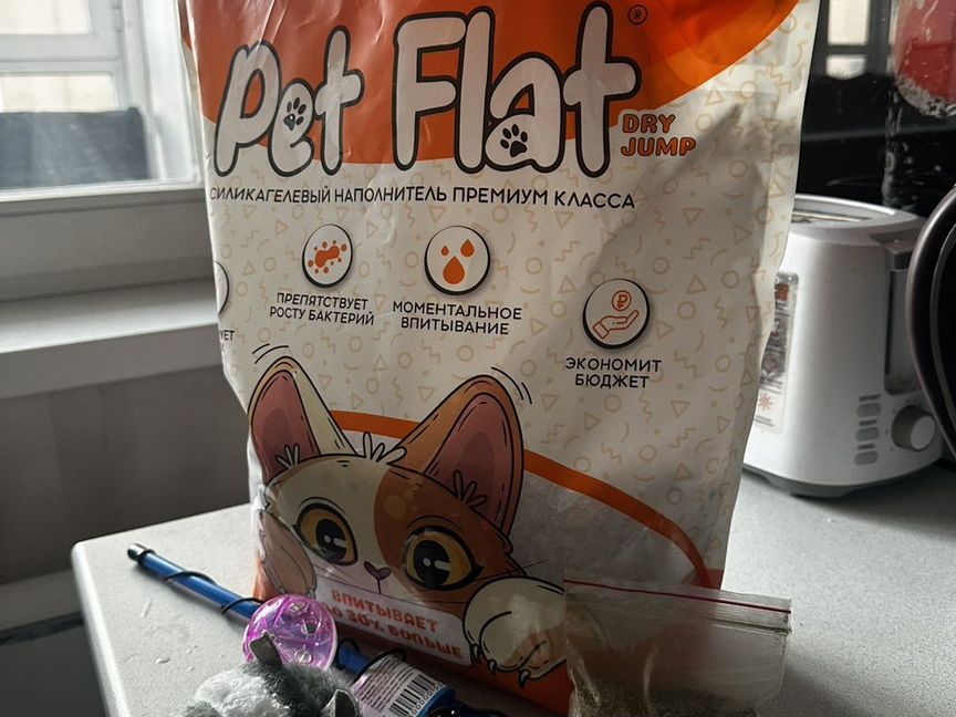 Наполнитель для кошачьего туалета силикагель