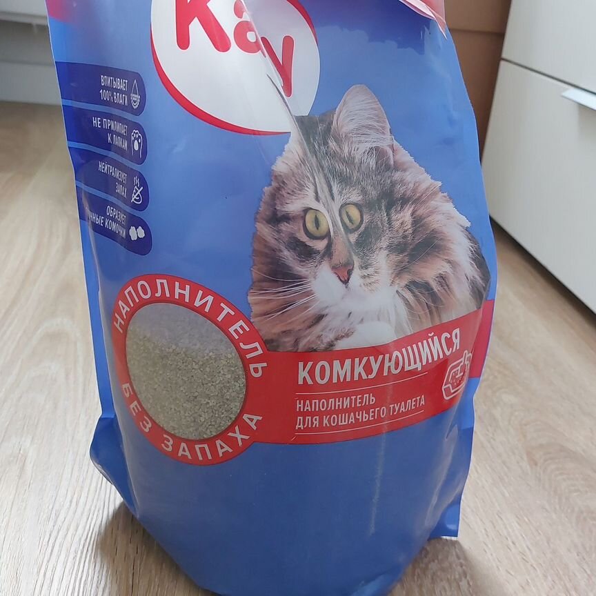 Комкующийся наполнитель для кошачьего туалета