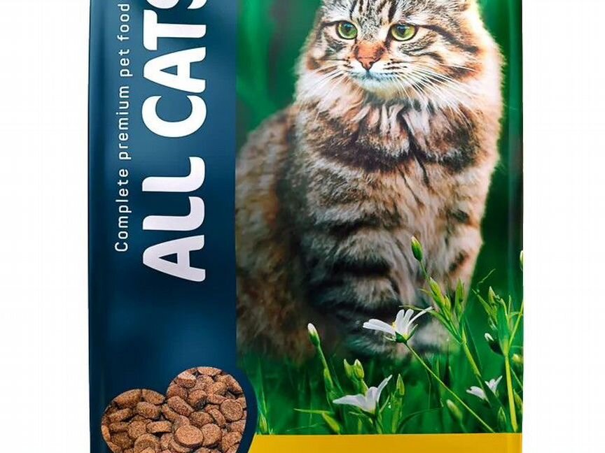 ALL cats корм сухой взрослых стерилизованных 13кг
