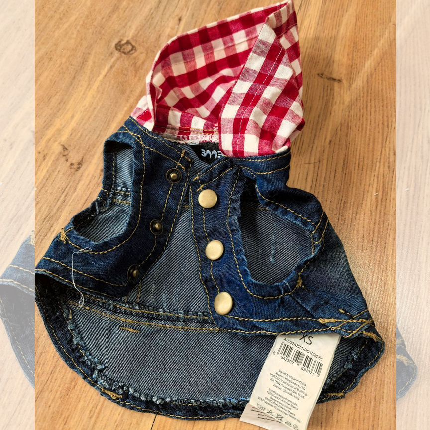 Жилетка джинсовая для кошки/собаки