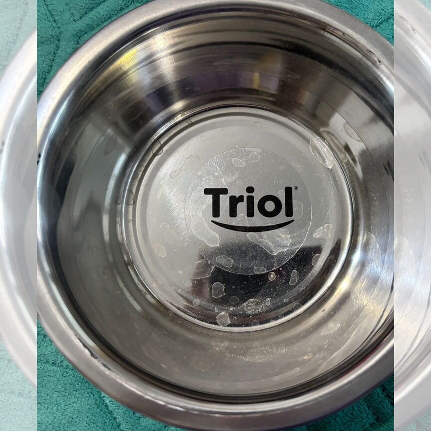 Миска для животных из нержавейки 0,75 л triol