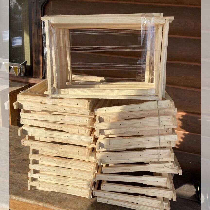 Рамки Дадан для пчёл в сборе готовые