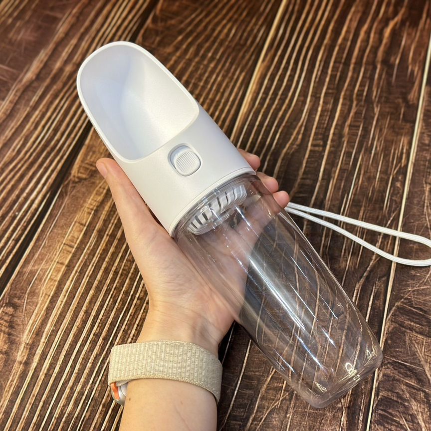 Новая дорожная поилка для собак и кошек 400 мл