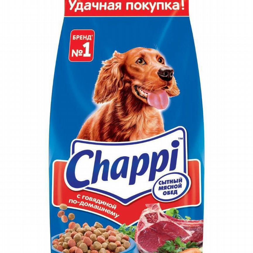 Сухой корм для собак чаппи 15 кг
